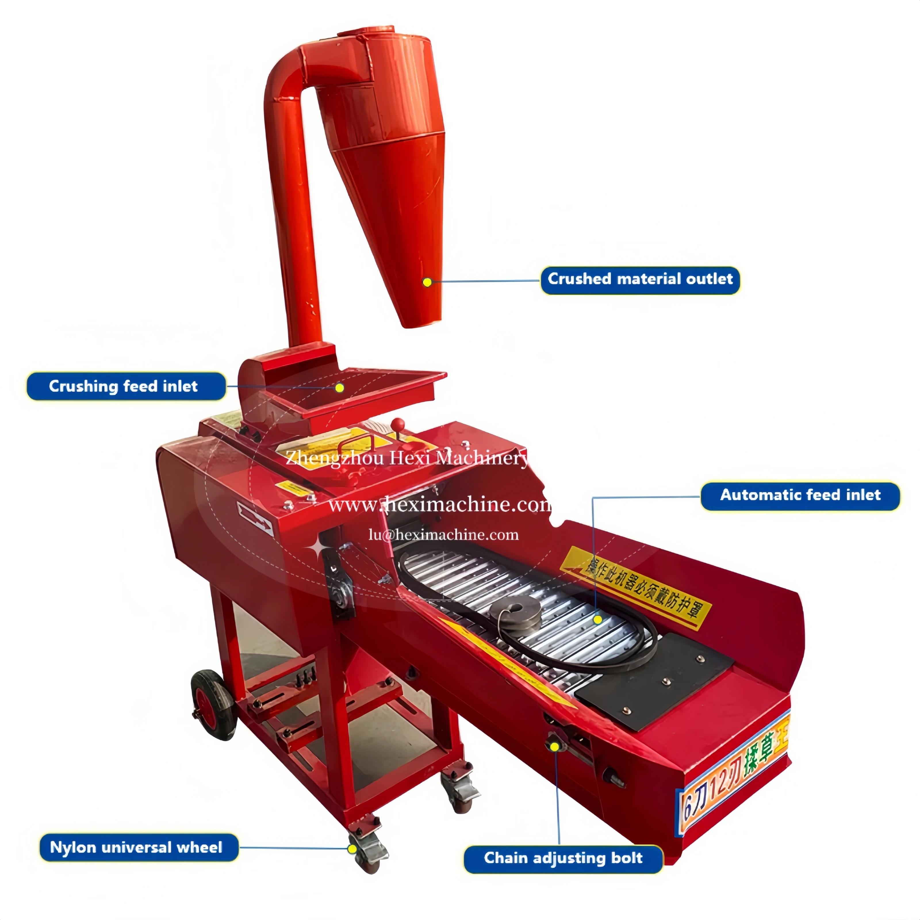 Silage Chopper Green And Dry Forage Chopper And Crusher Grass Shredder ...