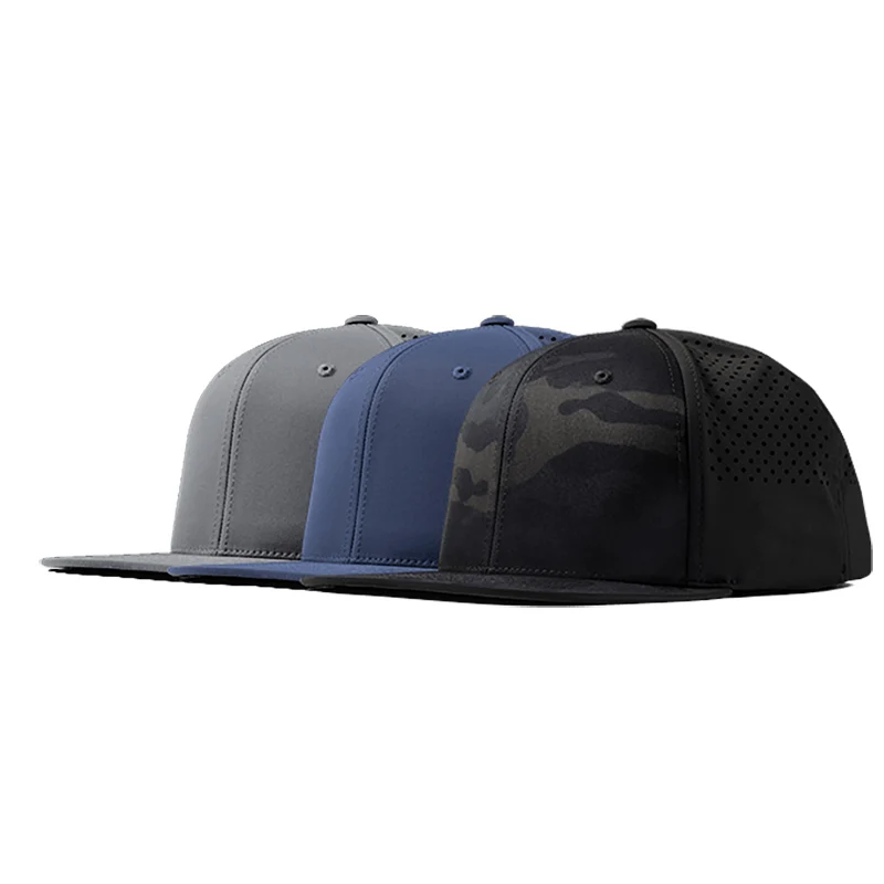 Curved Brim Laser Cutting Hole Perforated Hat Rope Golf Nylon Baseball ...