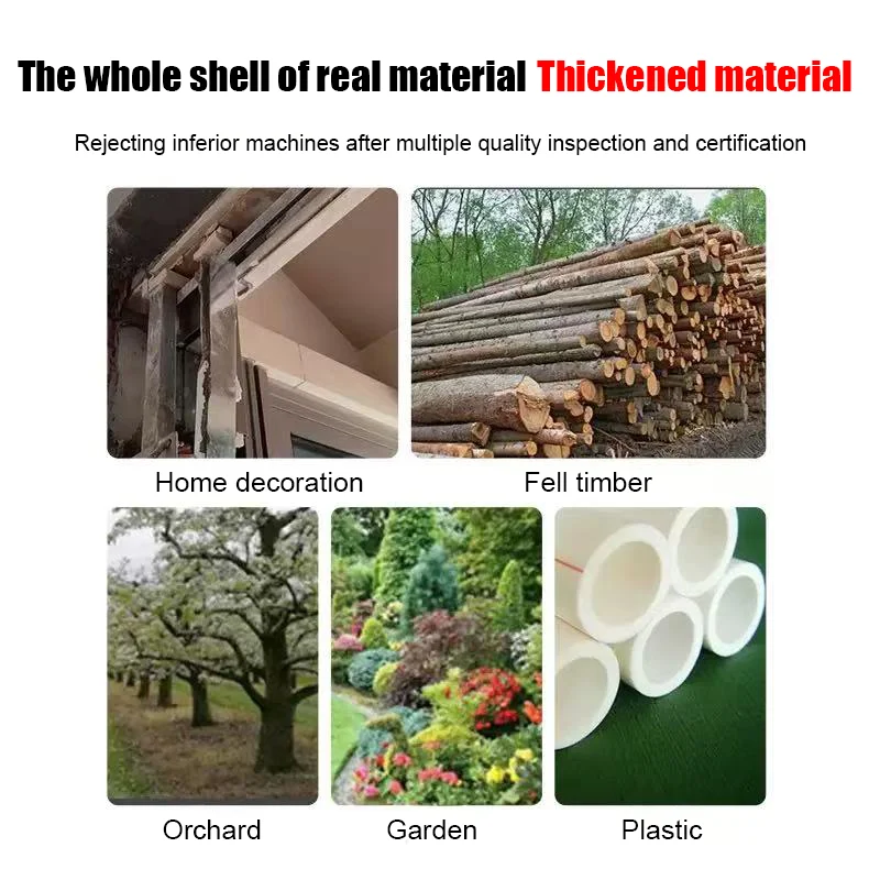 6-Inch Electric Brushless High-Power Lithium Chain Saw Garden Tools for ...