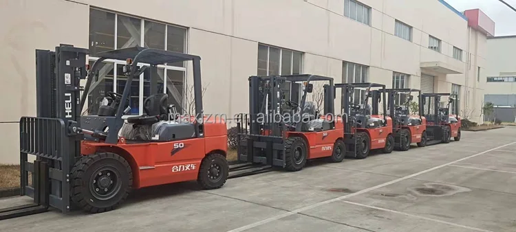 HELI CPCD50 Diesel Forklift with Spare Parts - 5 Ton Capacity