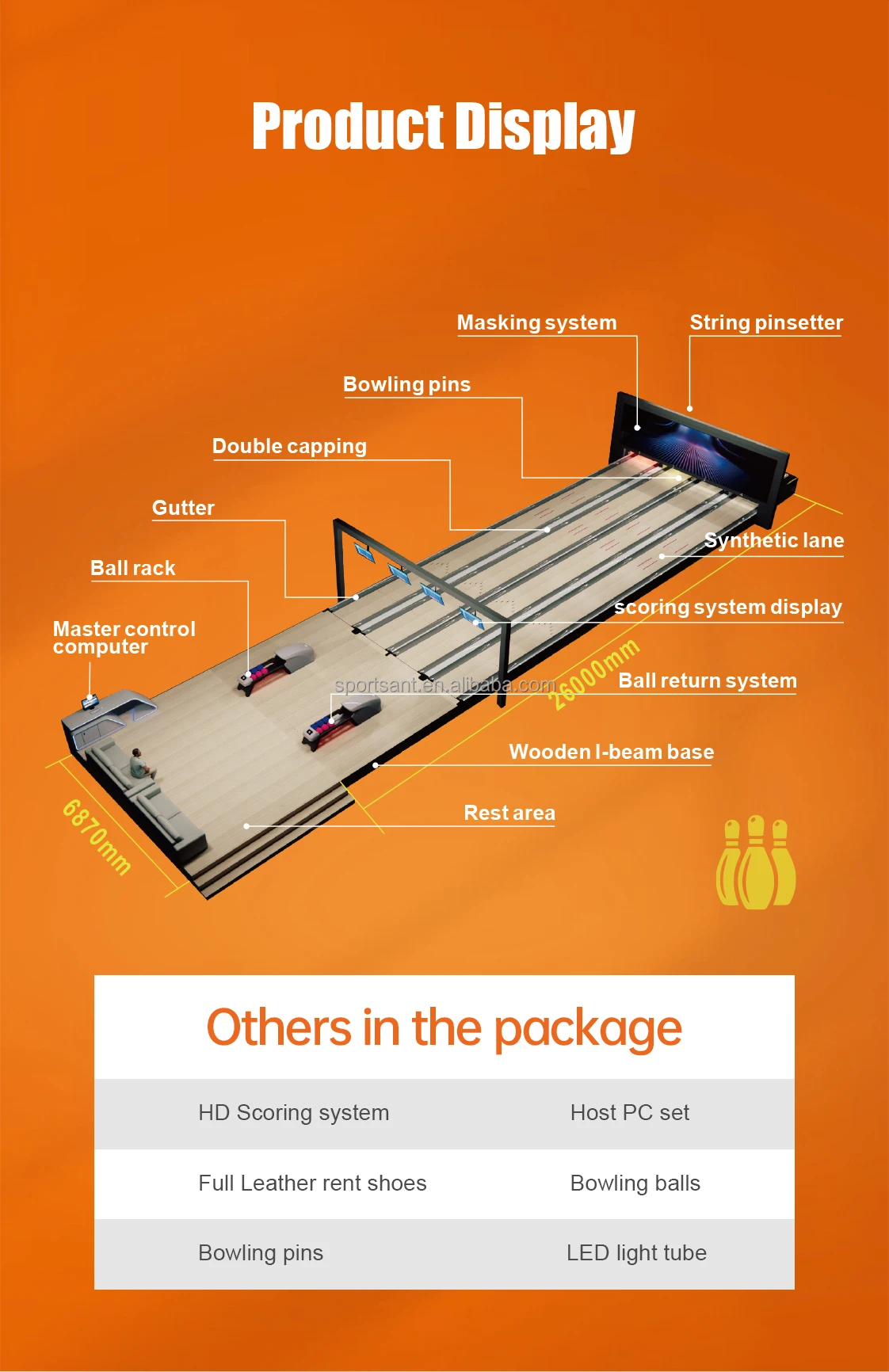 Indoor Bowling Alley for Funfair - Sportsant Solutions