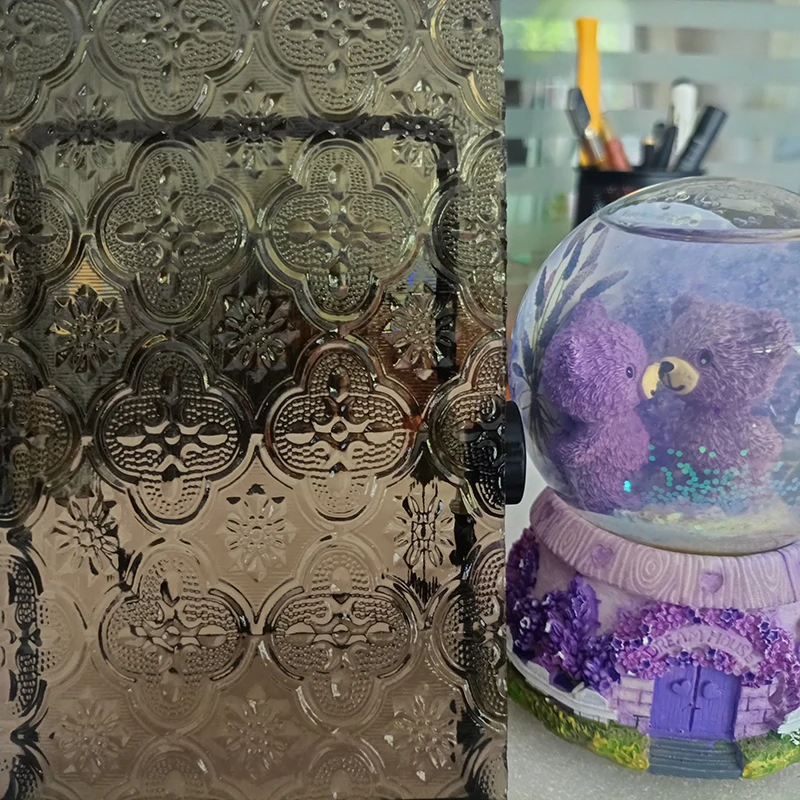 5mm Clear Patterned Glass Clear Pattern Manufacturer Shower Fluted ...