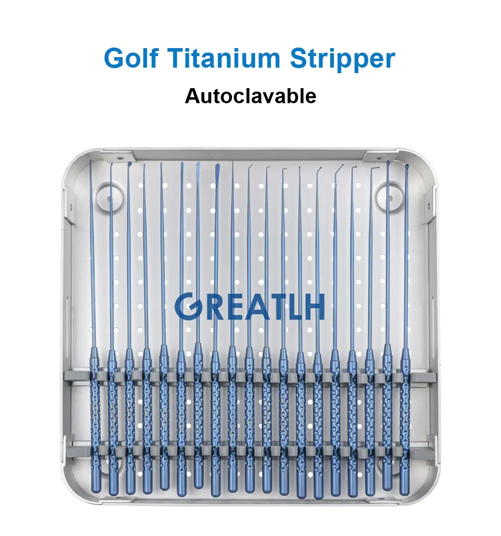 The Basis Of Surgical Instruments Titanium 19pcs Micro Nerve Instrument ...