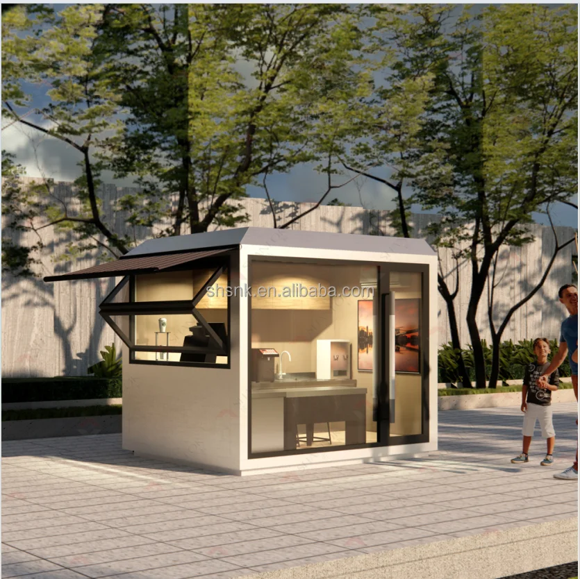 Prefab Coffee Shop Container House Container Booth Cabin House| Alibaba.com