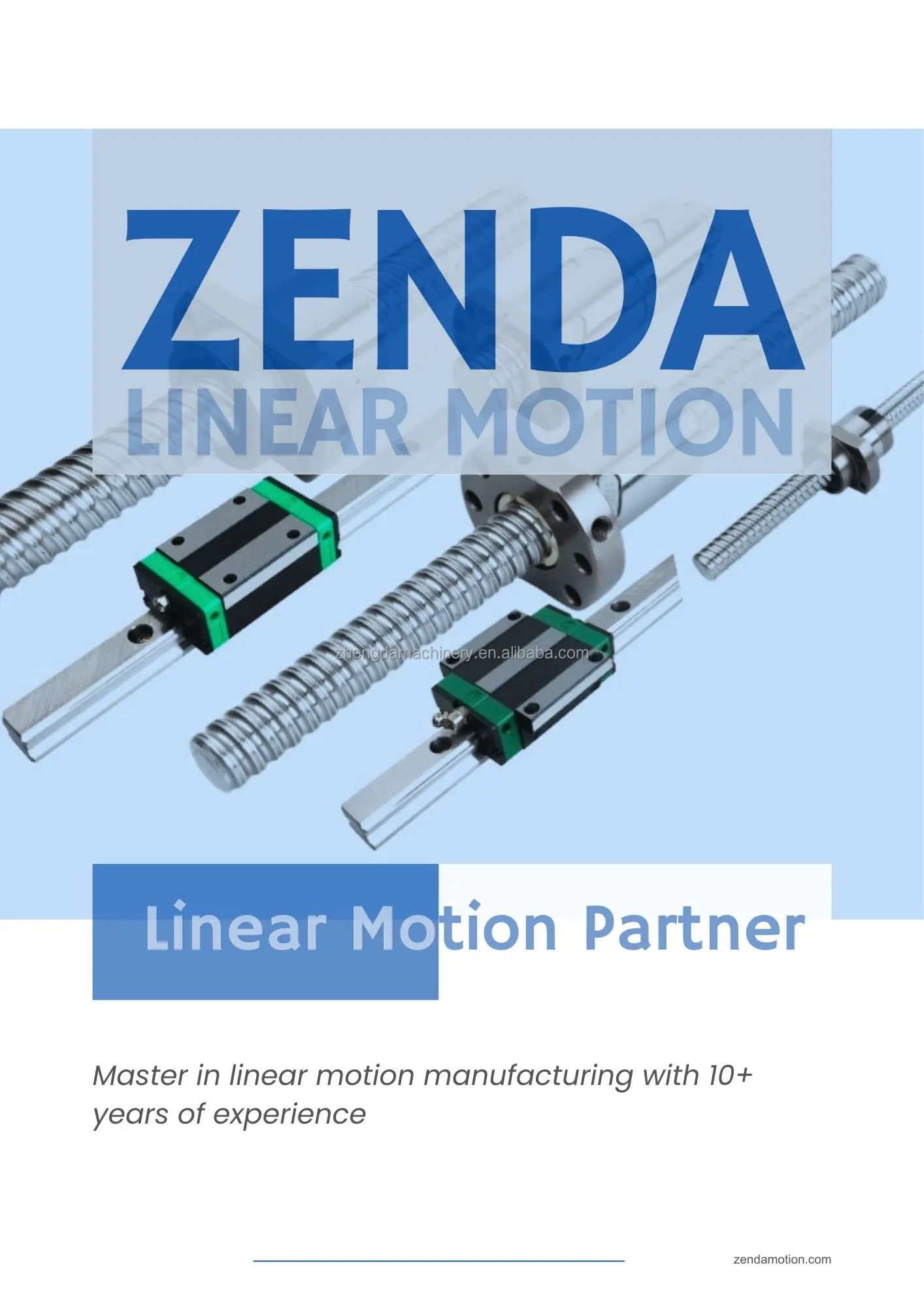 OEM 600mm-3000mm Linear Guide System CNC Parts Double Nut Ball Screw ...