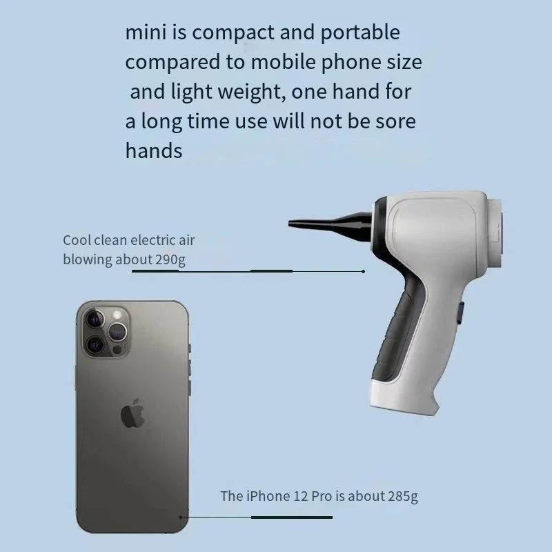 Portable Rechargeable Mini Cordless Electric Blower for Home Office Car ...