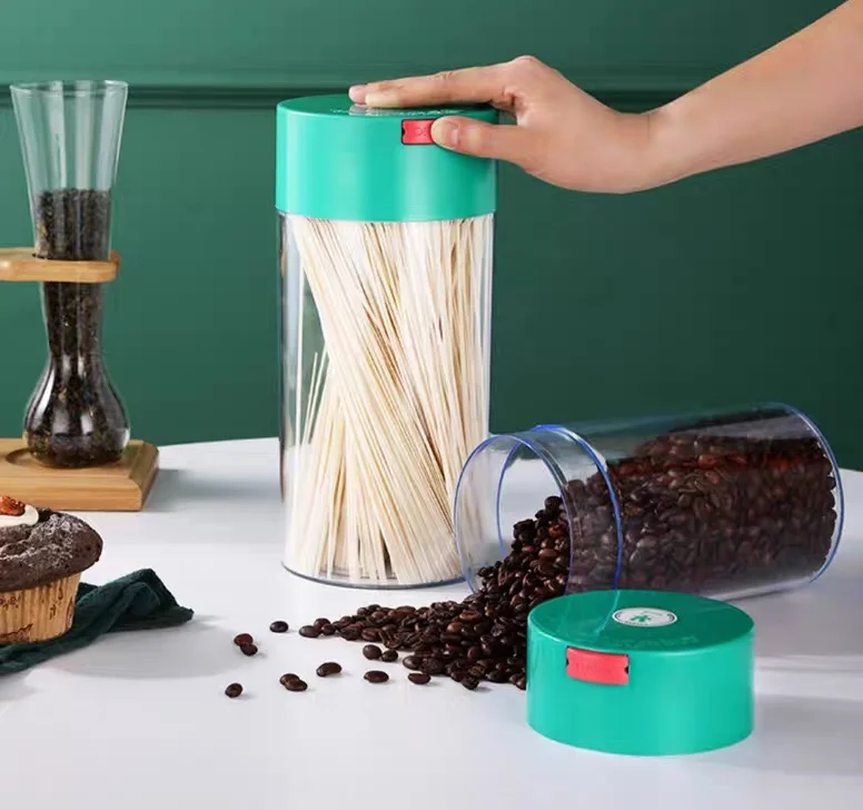 Round Organizers Polycarbonate Flatware Holders Beans Storage Box ...