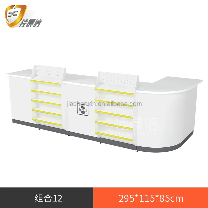Customized Supermarket Checkout Counter - Steel & Convenient