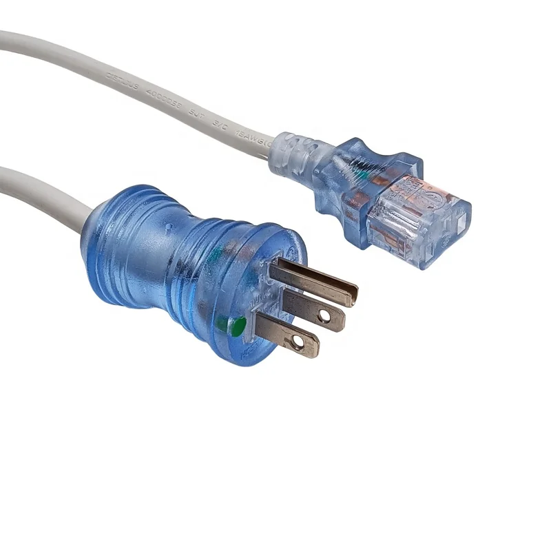 Green Dot Hospital Grade NEMA 5-15P to IEC C13 Power Cable ETL ...