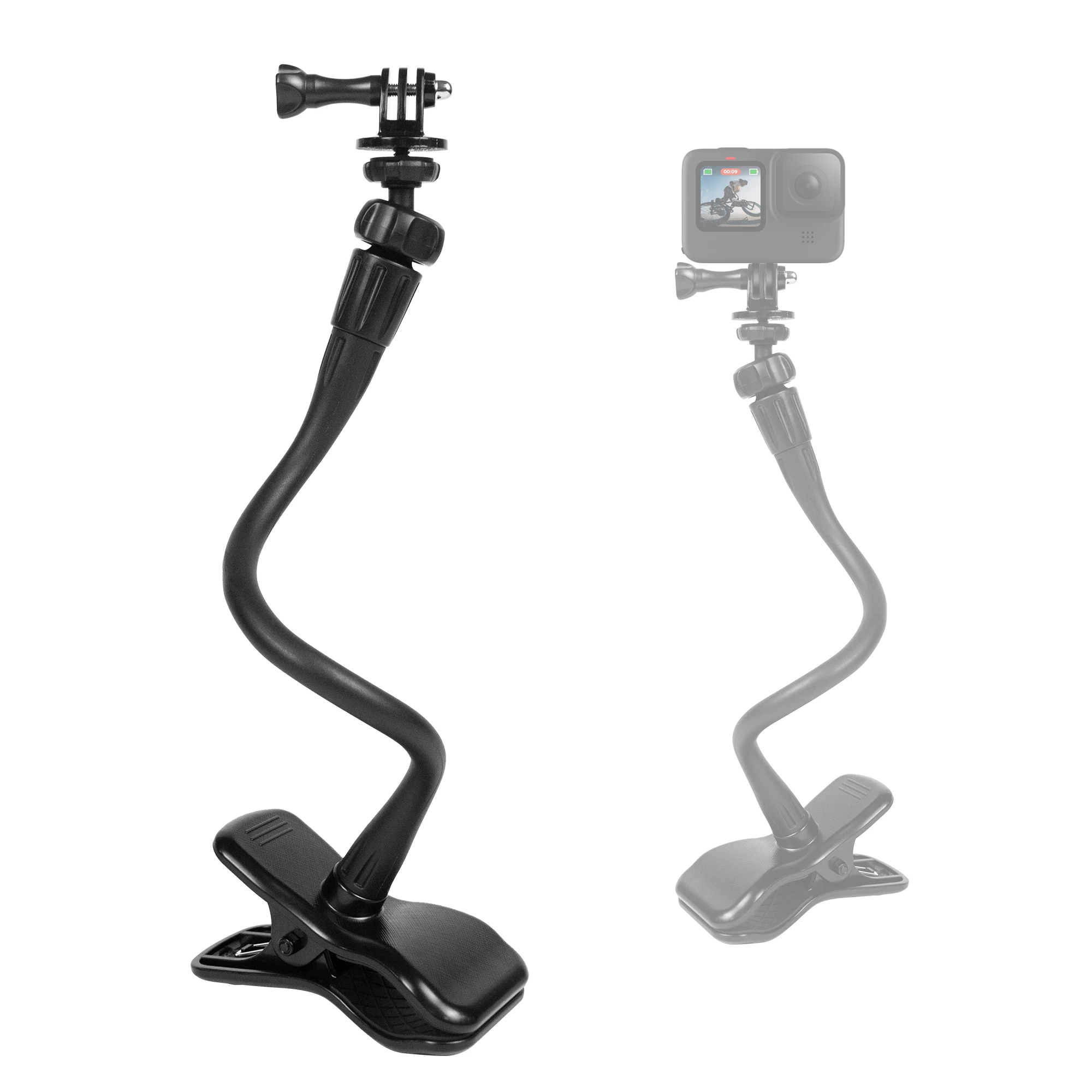 Adjustable Jaws Flex Clamp Mount Gooseneck Extension For Logitech ...