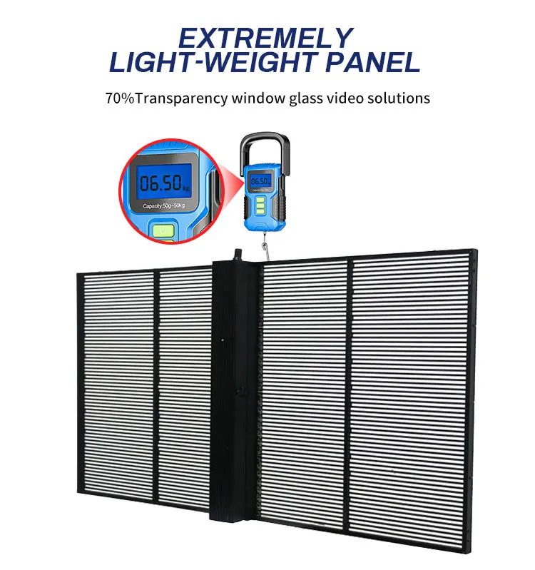 High Quality Transparent LED Video Wall for Indoor Use