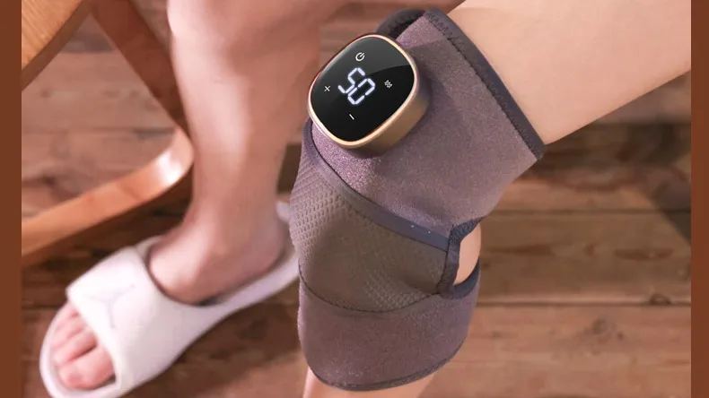 Huifan Cordless Knee Massager Pad With Heat And Vibration 2-in-1 Knee ...