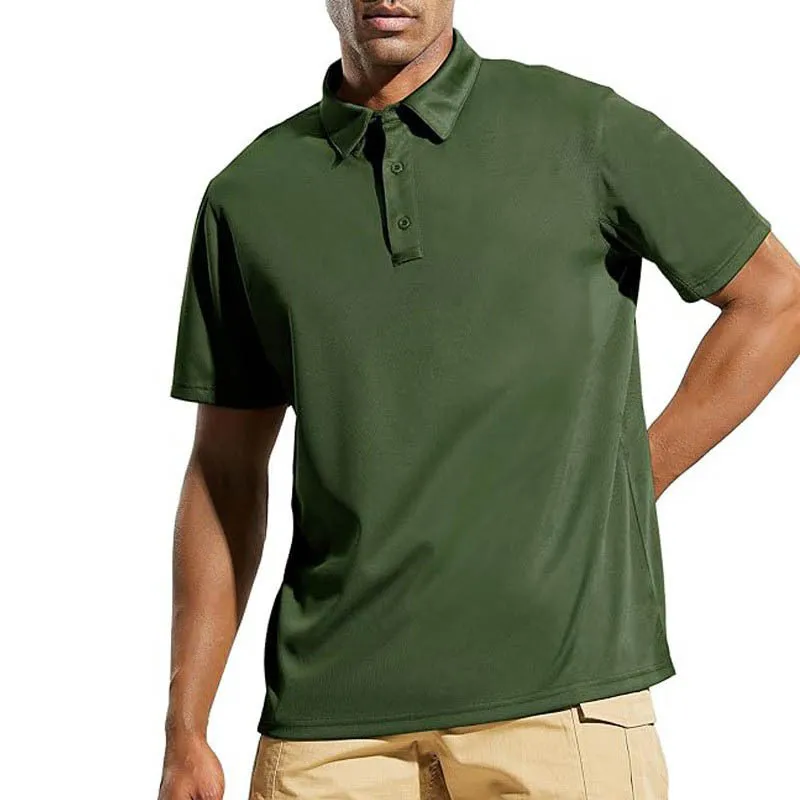 Men's Outdoor Performance Tactical Polo Shirts Short Sleeved Best ...