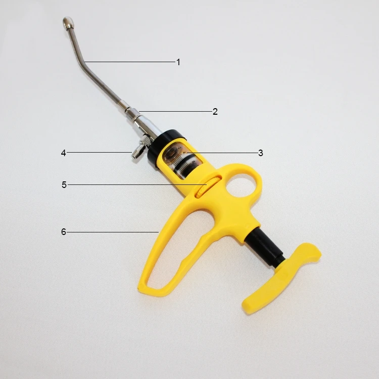 Animal 10ml Continuous Syringe Pig Cattle Sheep Dosing Device Livestock ...