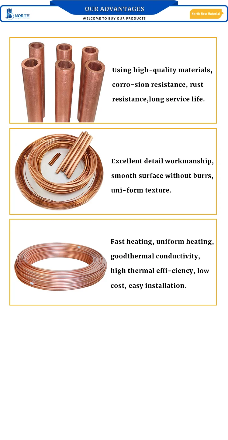 High Quality Refrigeration Copper Tube Copper Pipe Pancake Coil Air Conditioner Copper Pipes And ...