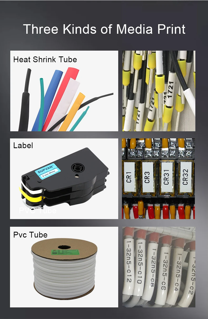 SUPVAN TP70E Auto Cutter Tube Printer - Thermal Transfer