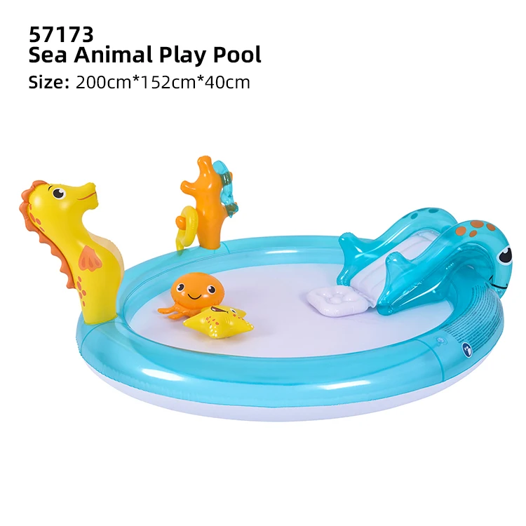 Blow up Inflatable Pool Play Center - Outdoor Fun