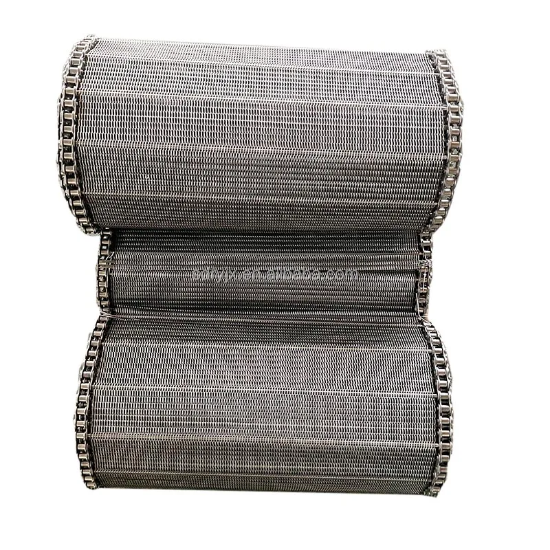 Cooling Line Conveyor Belt Ss 304 316 Stainless Steel Galvanized Steel ...