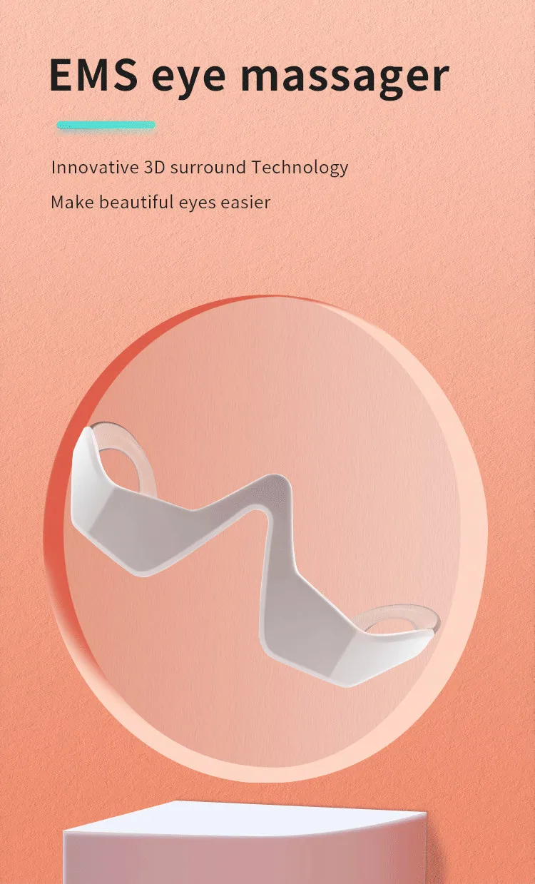 Ems Micro Current Pulse Eye Bag Removal Eye Lifting Massager Device Ems ...