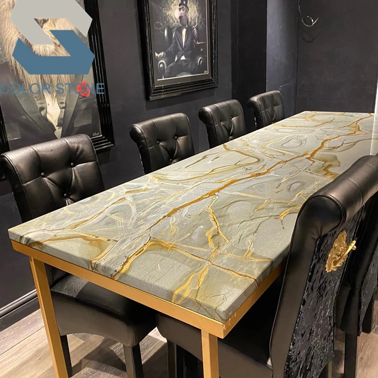 Azure Quartzite Slabs Natural Blue Quartzite Kitchen Countertops ...