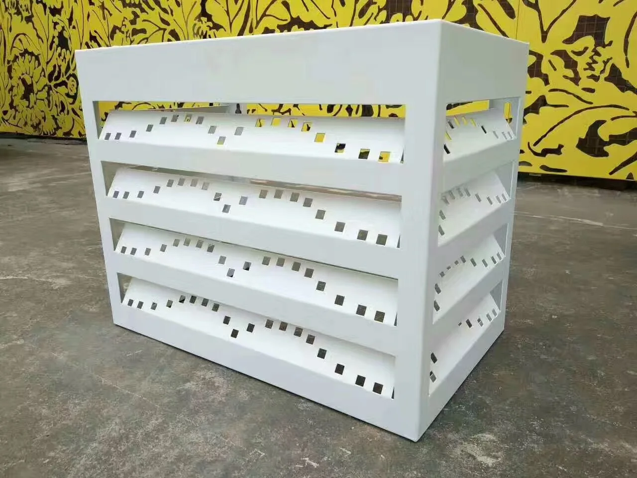 School Use Metal Air Conditioner Protective Cover Made of High Quality ...