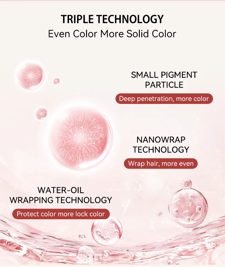 Diwei Hair Color Cream - Natural Black, Easy Coloring