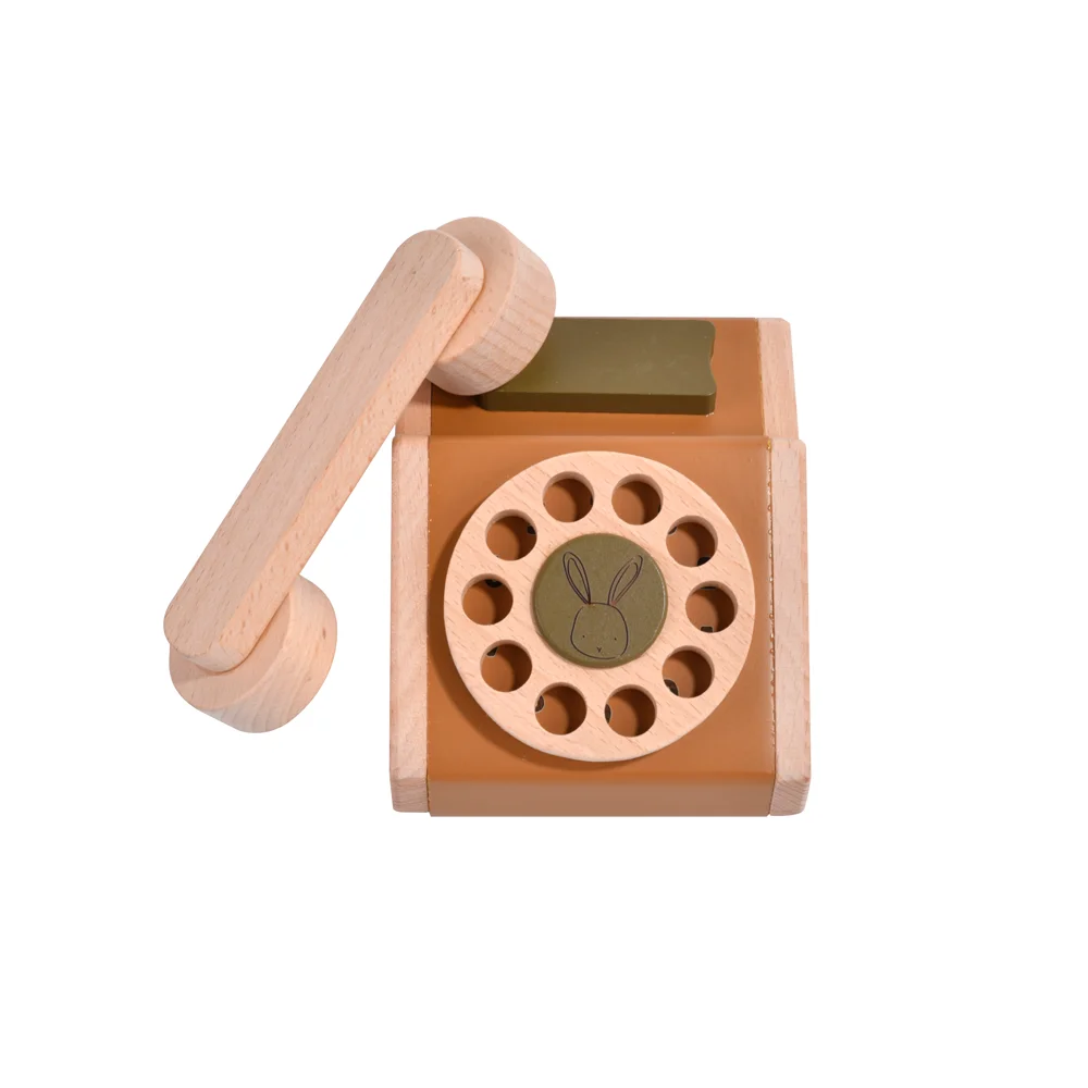 Children Pretend Wooden Telephone Toy| Alibaba.com