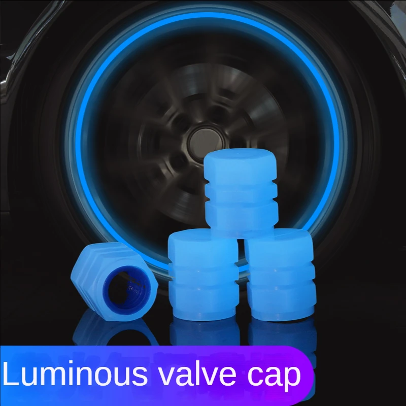 Luminous Valve Caps - Stylish & Safe Night Glowing Decor