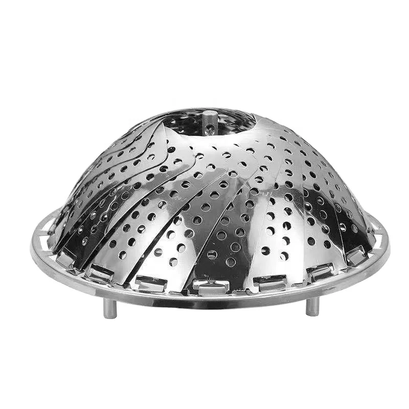 Multipurpose Kitchen Utensil Stainless Steel Expandable Steamer Basket ...