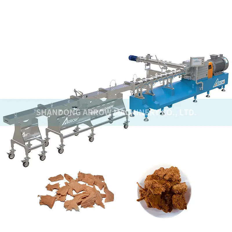 Beyond meat Pea Protein Meat extruder machine/High moisture meat ...