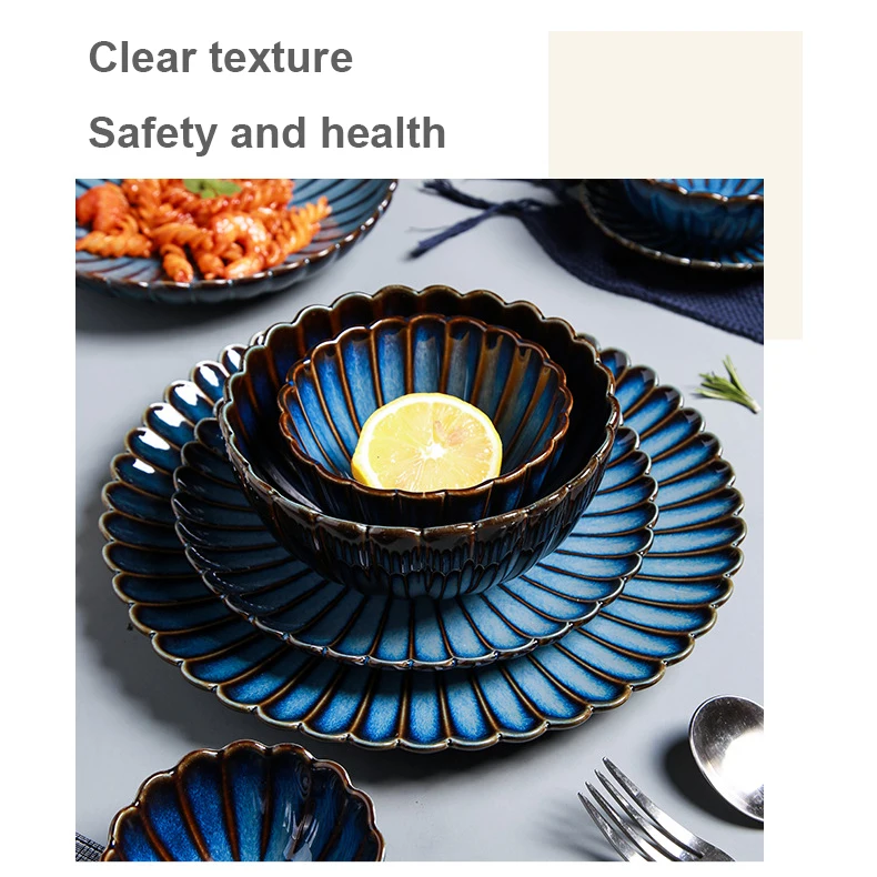 Modern High Quality Blue Custom Printed Color Design Snack Cake Dinner ...