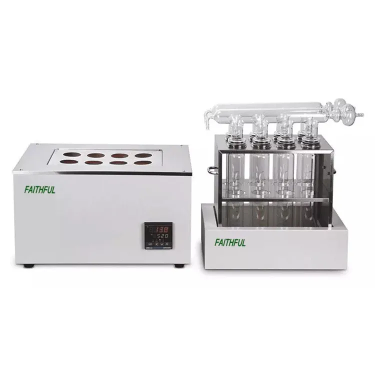 Kjeldahl Nitrogen Analyzer Distillation Apparatus Automatic Semi ...
