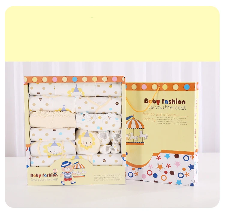 2023 New 17pcs New Born Baby Clothing Set Cotton Baby Rompers Conjuntos ...