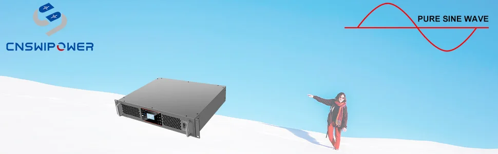 19 Inch Rack Mount Inverter Pure Sine Wave 3000VA 2U 48V DC to AC 120V ...