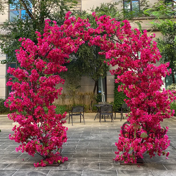 High Quality Arch Artificial Bougainvillea Flower Tree for Indoor ...