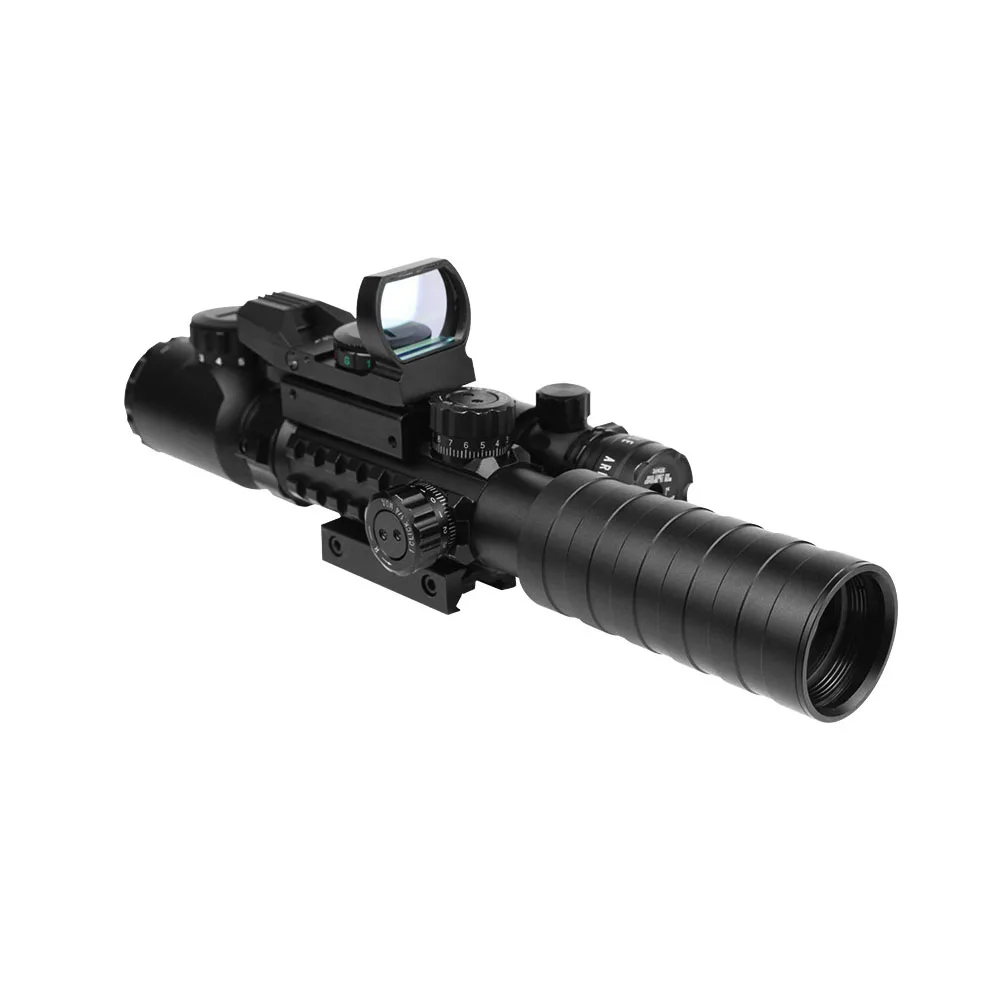 3-9X32EG Optical Rangefinder Scope with Red Green Crosshair