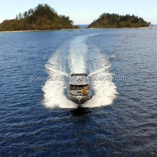 Poseidon Luxury 36ft Aluminum Fishing Speed Boat - 35 Knot Outboard ...