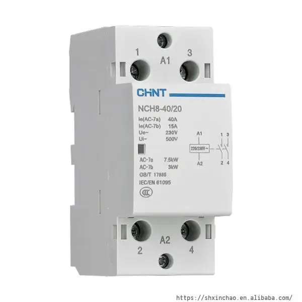 Chint NCH8 Din Rail 20A-63A Contactors for AC Units - Reliable 3 Pole ...