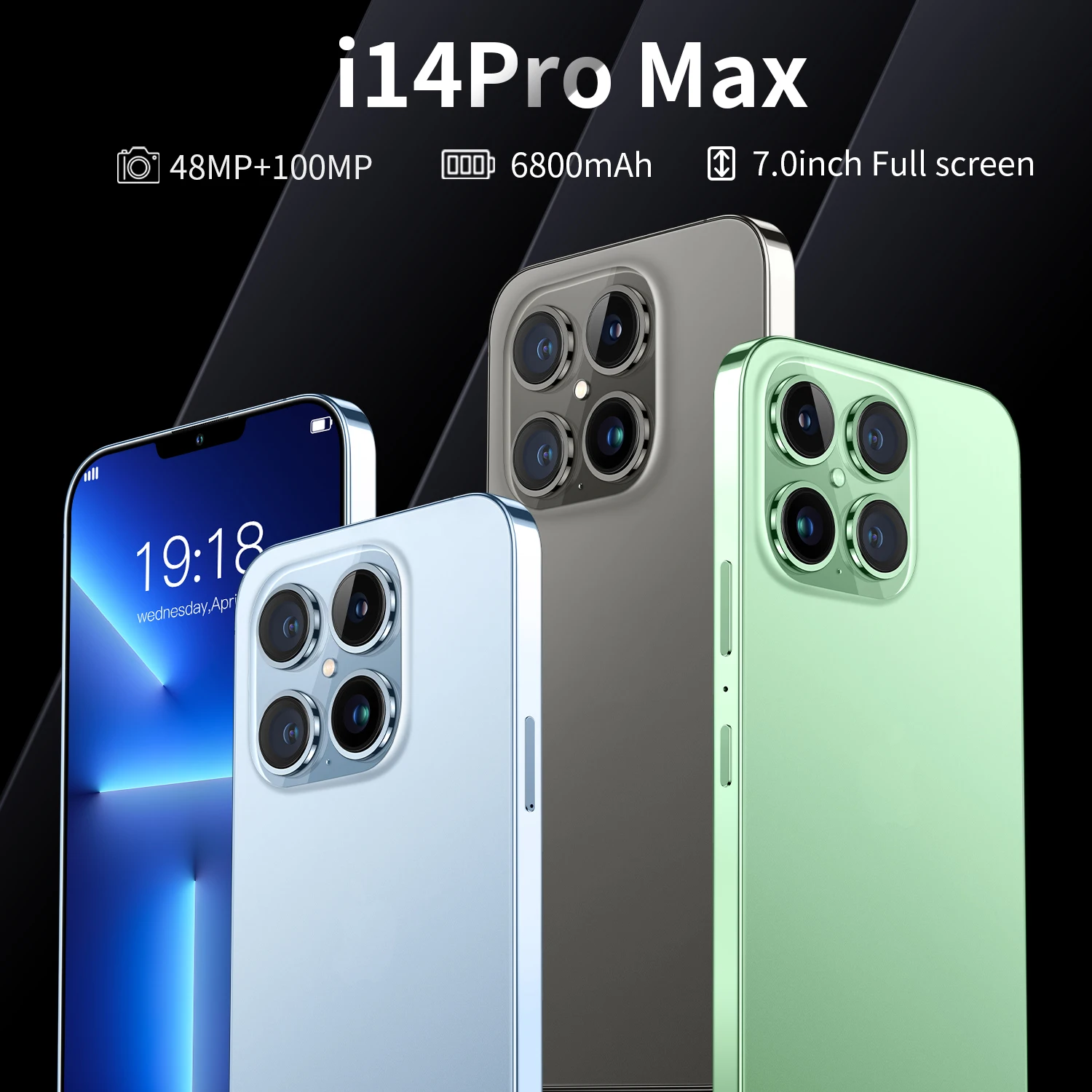 Phone I14 Pro Max Original Smartphones 16gb+512gb 10-core 5g Let Global ...