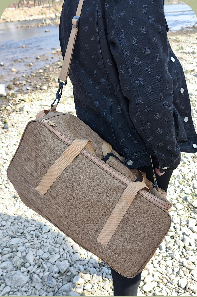 Durable Large Storage Outdoor Tool Bag Canvas Camping Equipment Bag ...