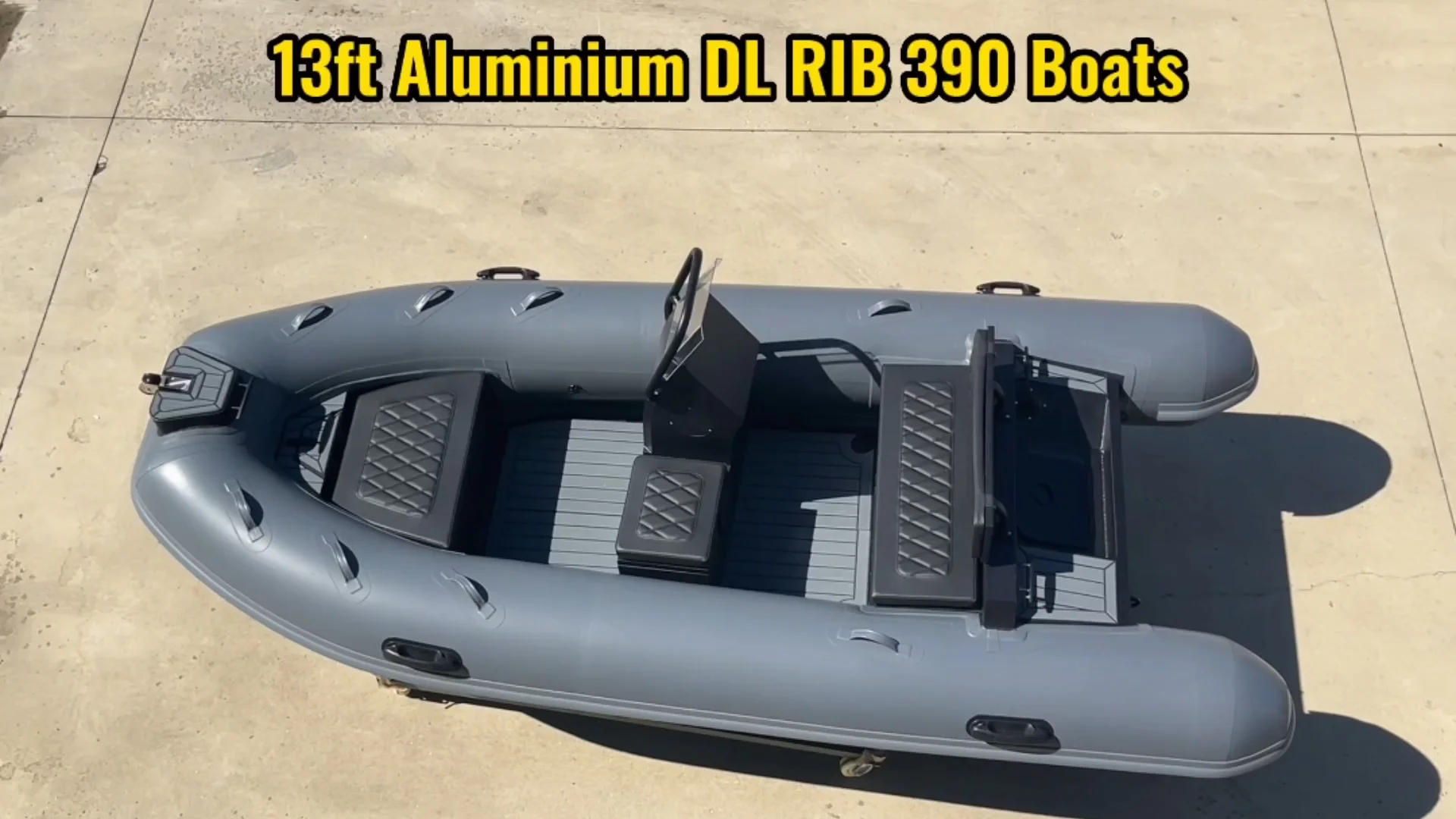 13ft Deep Hull Rib 390 Dl Aluminum Hull Orca/hypalon/pvc Rigid ...