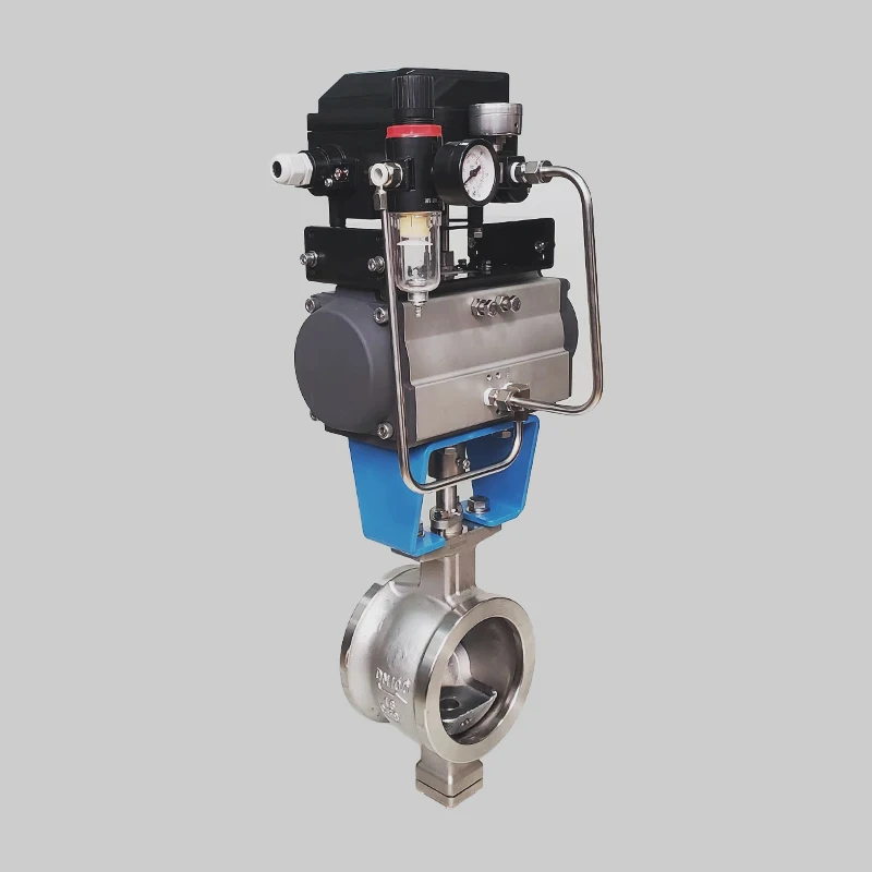 Pneumatic V-shaped Regulating Ball Valve - Buy Ball Valve Product on ...