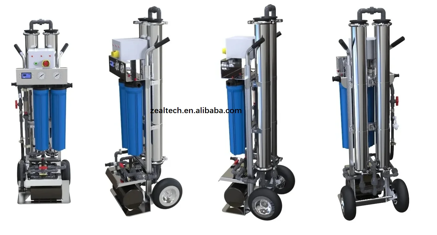 Moveable RO Water Treatment Plant for Window Cleaning & Car Washing