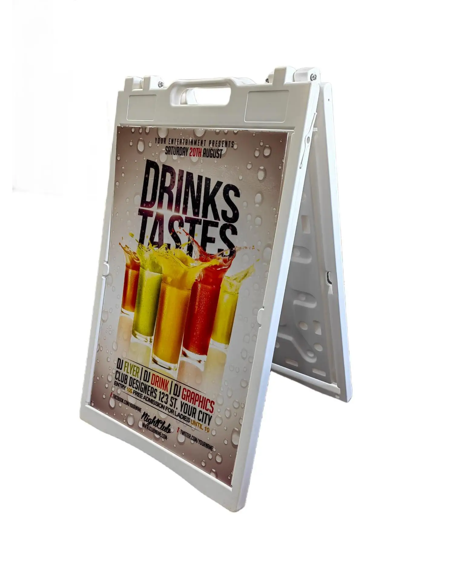 Advertizing Boards Frame Plastic Sign Board for Sidewalks| Alibaba.com