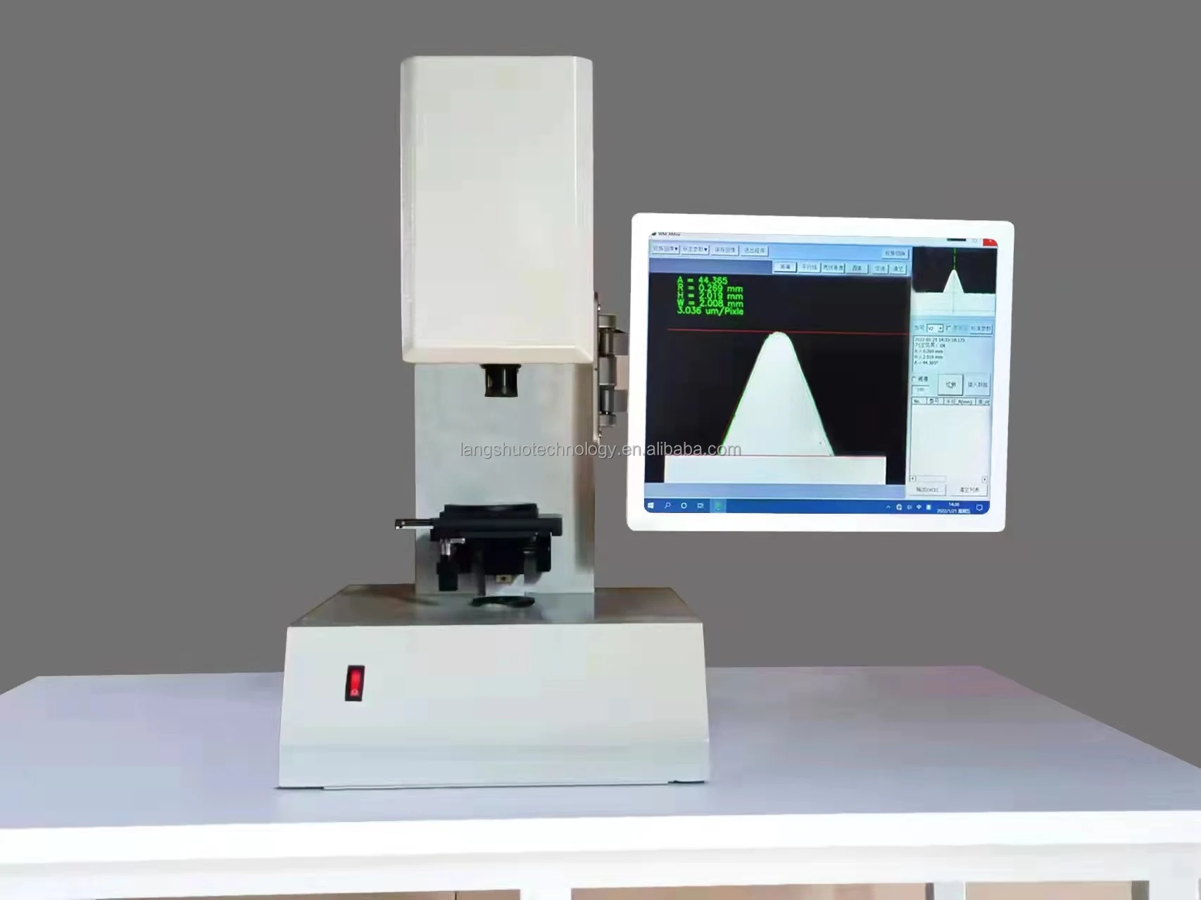 Charpy Impact Sample U V Notch Profile Projector - Buy Notch Profile ...