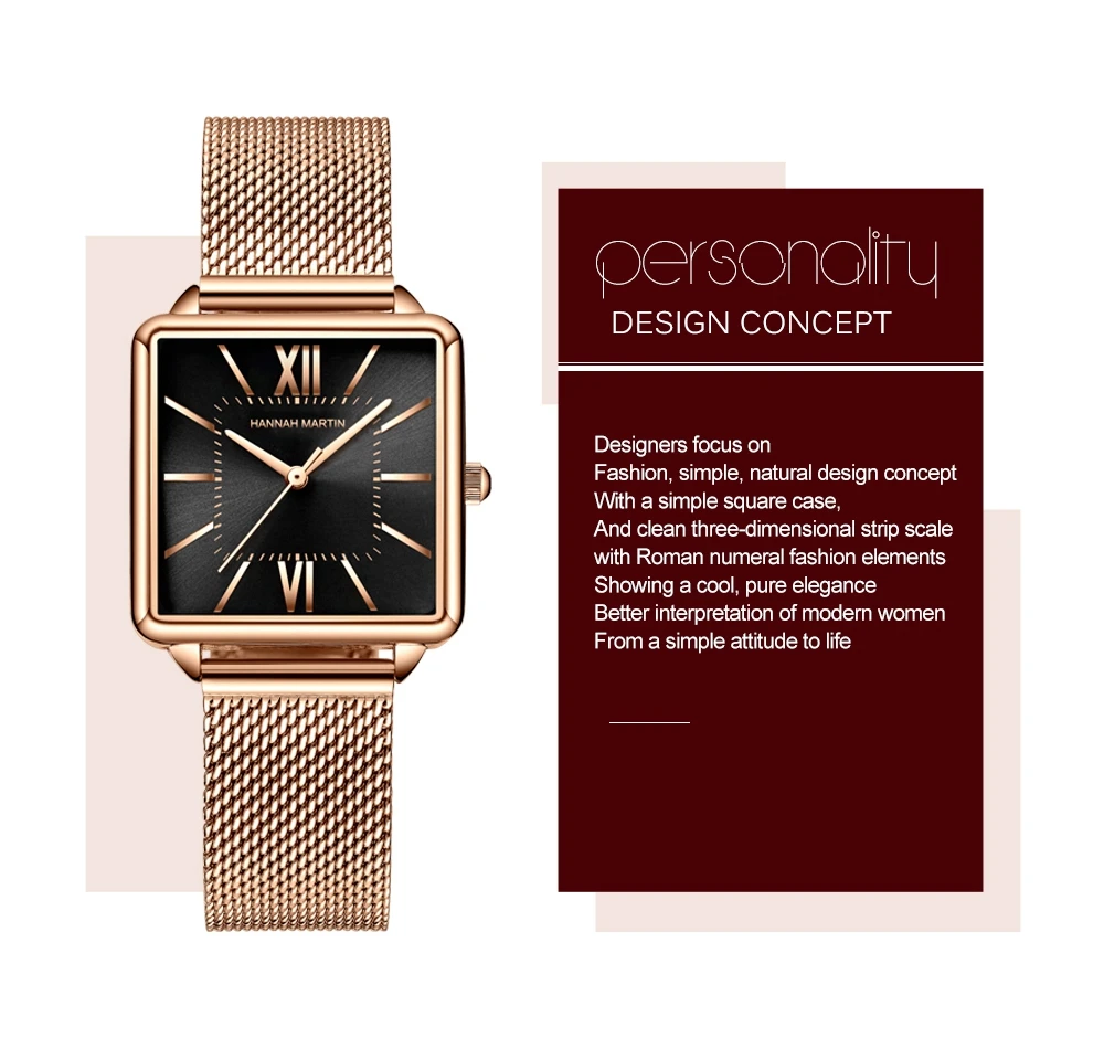 HANNAH MARTIN WATCH FACTORY OEM - Minimalist Japan Quartz