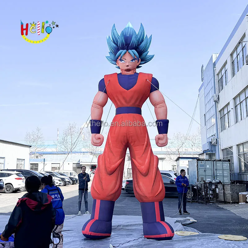 Cartoon Inflatable Dragon Ball Z Boy Characters Wukong Giant Inflatable ...