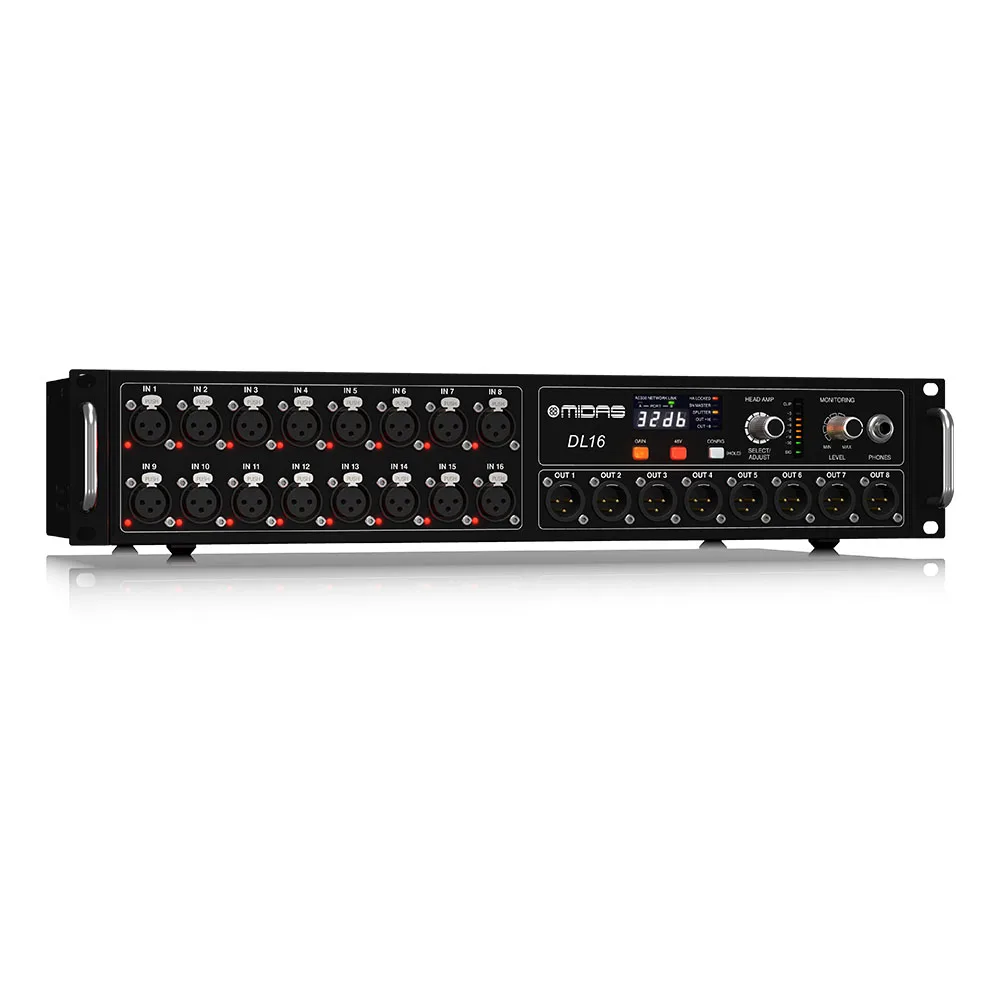 Midas Dl16 Digital Console Stagebox 16-input 8-output With Midas Pro ...