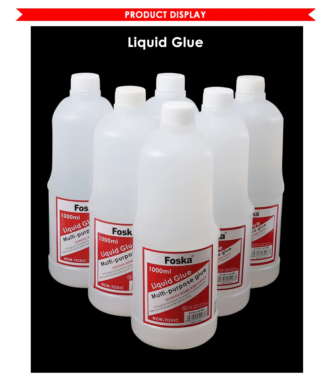 Foska 1000G Clear Liquid Glue - Reliable and Competitive