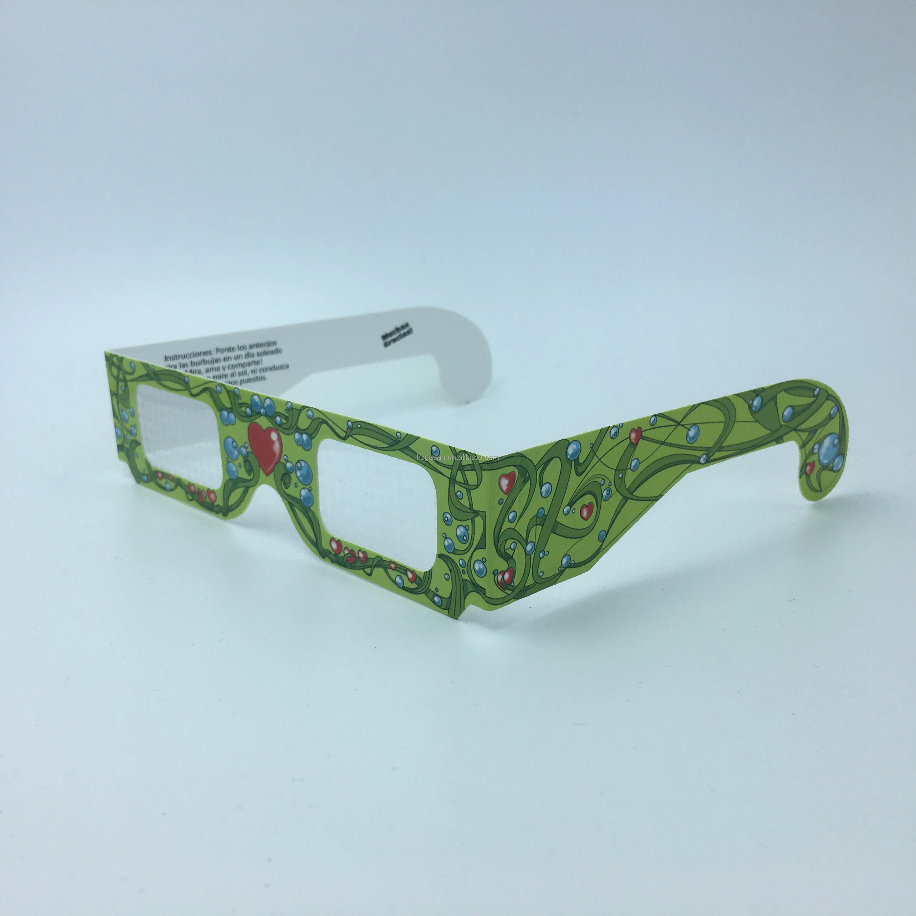 Wholesale Heart Diffraction Paper Glasses - Buy Heart Diffraction ...